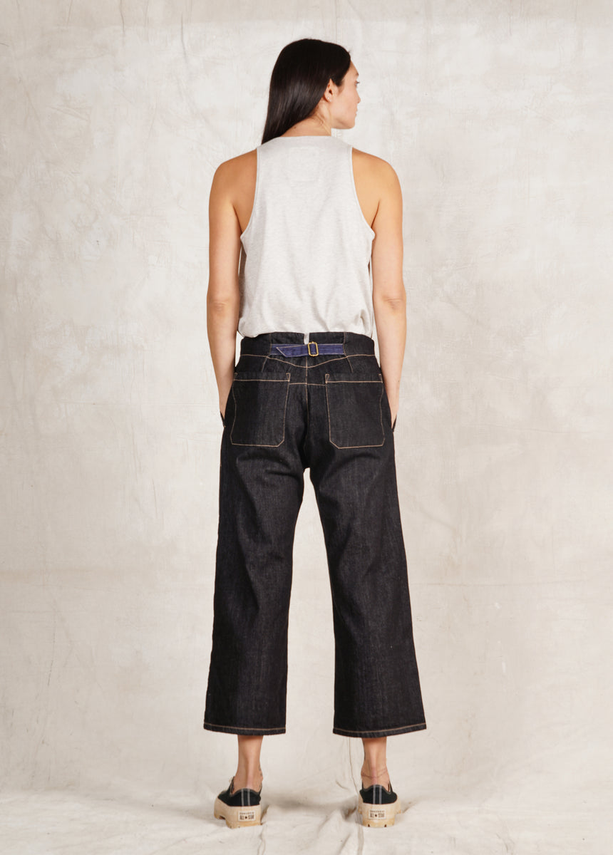 Denim Two Tone Artist Pant | FLORA ANIMALIA